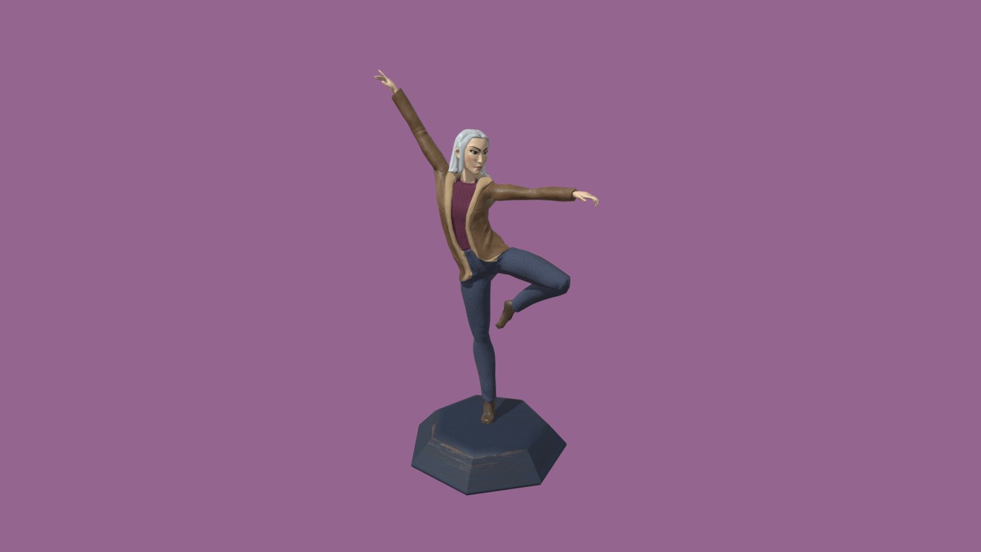 Akira Pose Stylée - ExamCharaBasics - HEAJ - Download Free 3D model by ...
