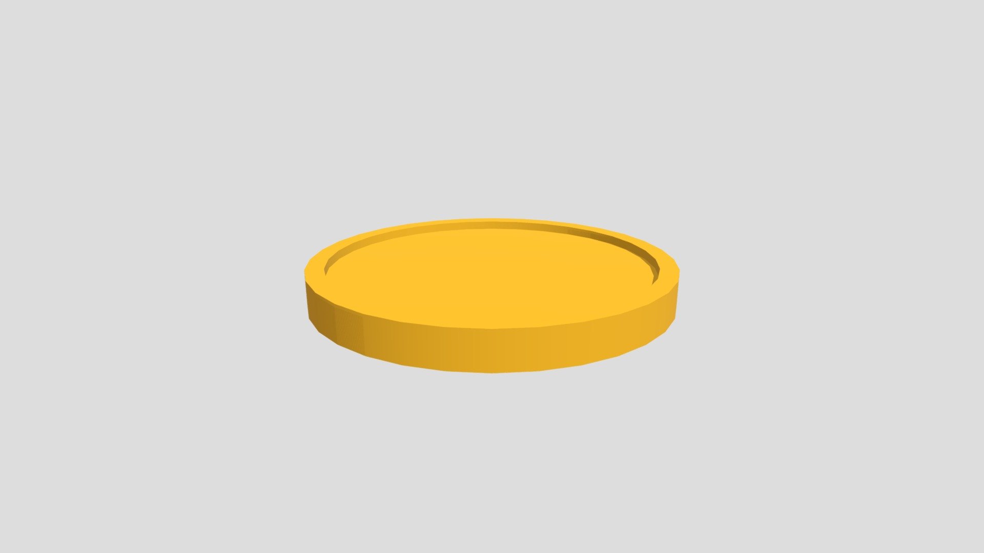Low poly gold coin - Download Free 3D model by TomaszObloj (@tomasz ...