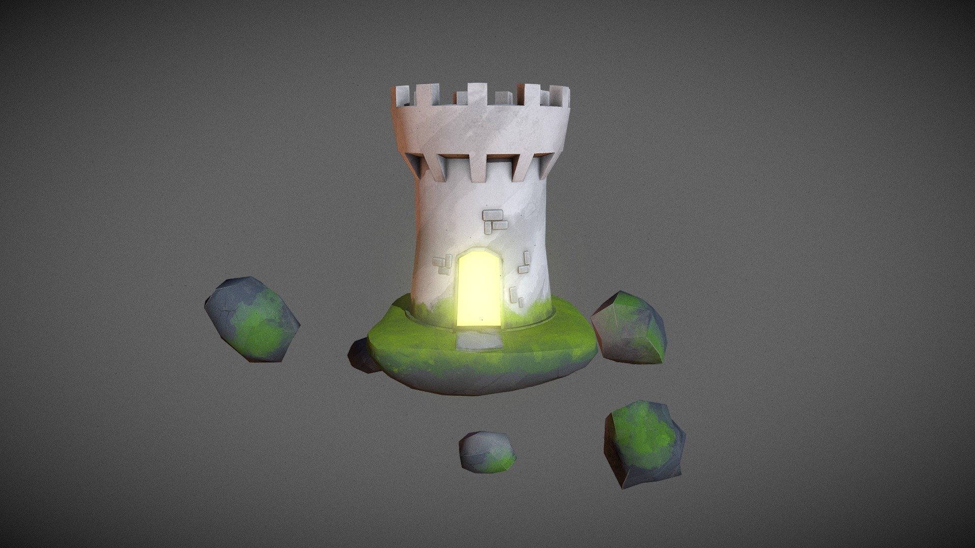 cartoon tower - Download Free 3D model by Jeremski (@Jeremie03 ...