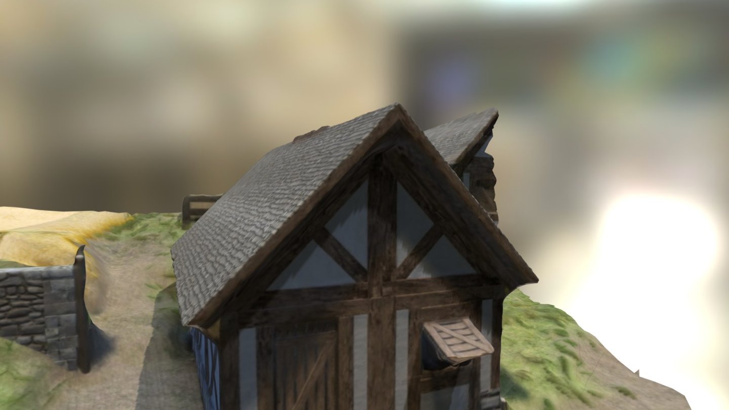 Medieval Engineers House - 3D model by stori3dpast [de66572] - Sketchfab