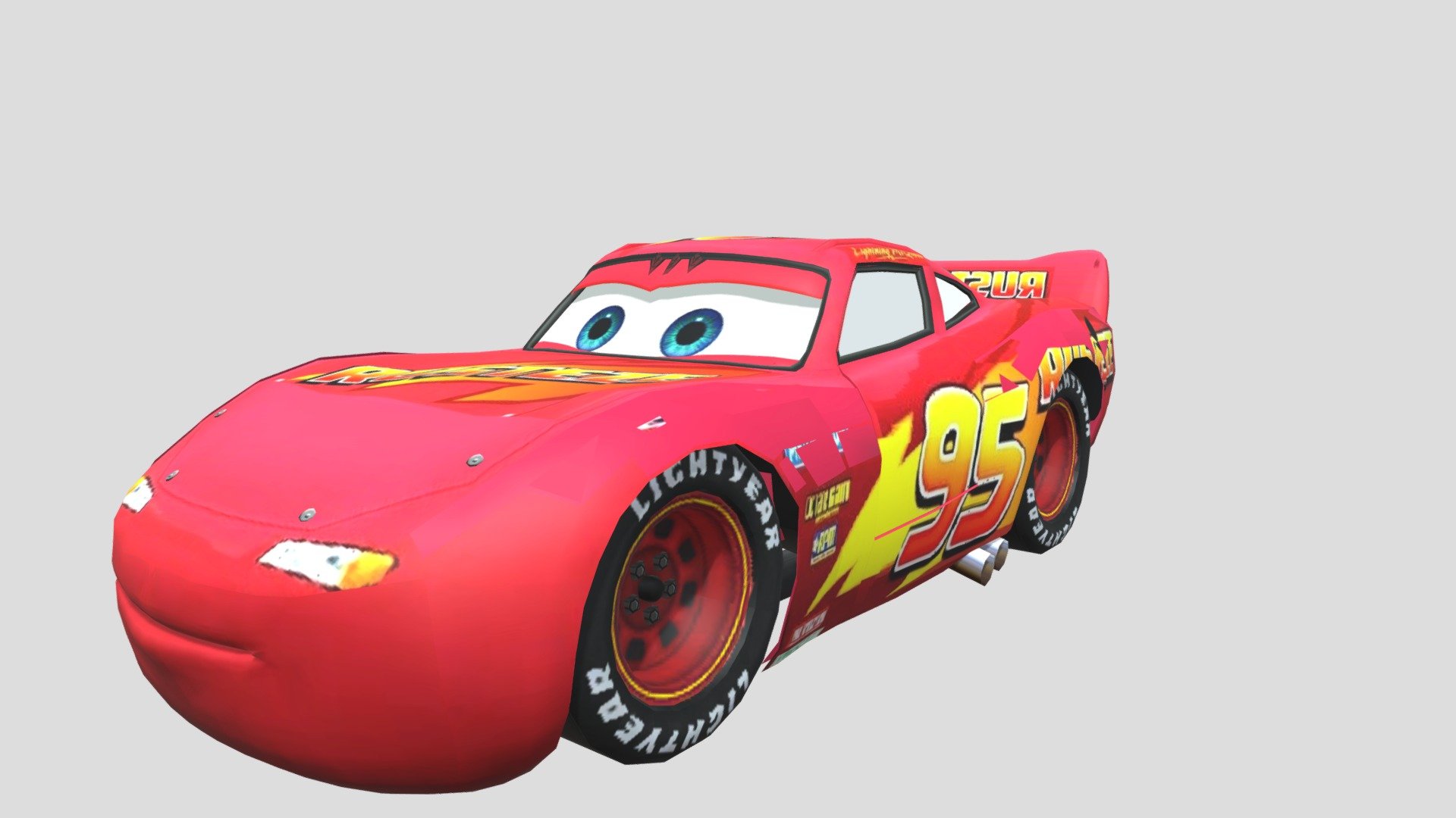 Lightning Mcqueen With Rusteze