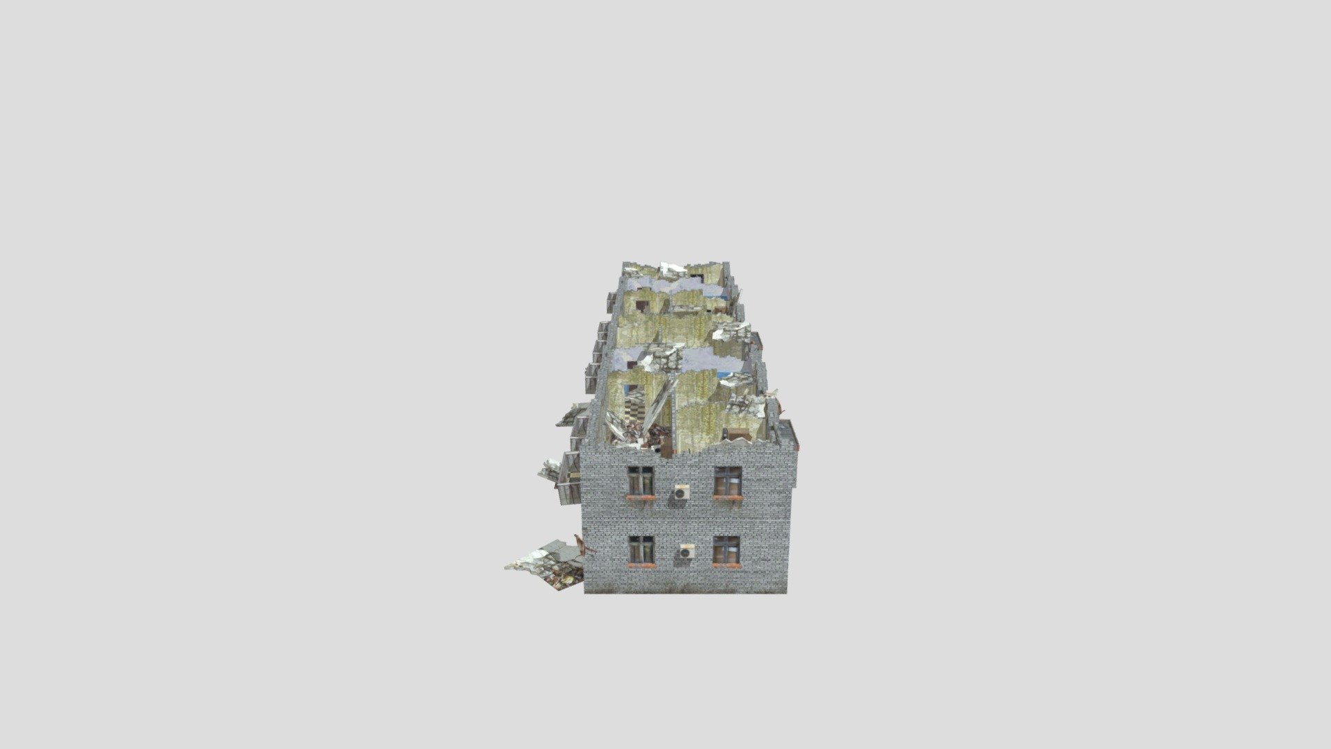 Ruined House Rar B5668CFB-5CFB-480A-90A3-E840CD - 3D model by nelsn250 ...