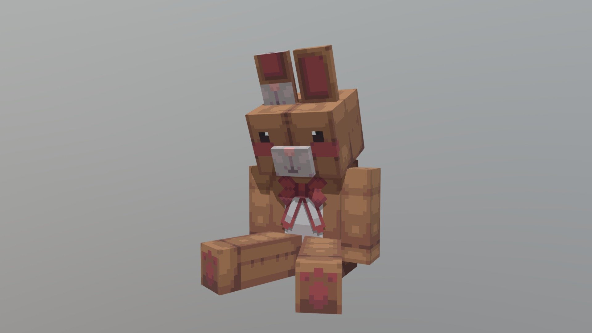 Cute rabbit - 3D model by LavalTB [de6d00f] - Sketchfab