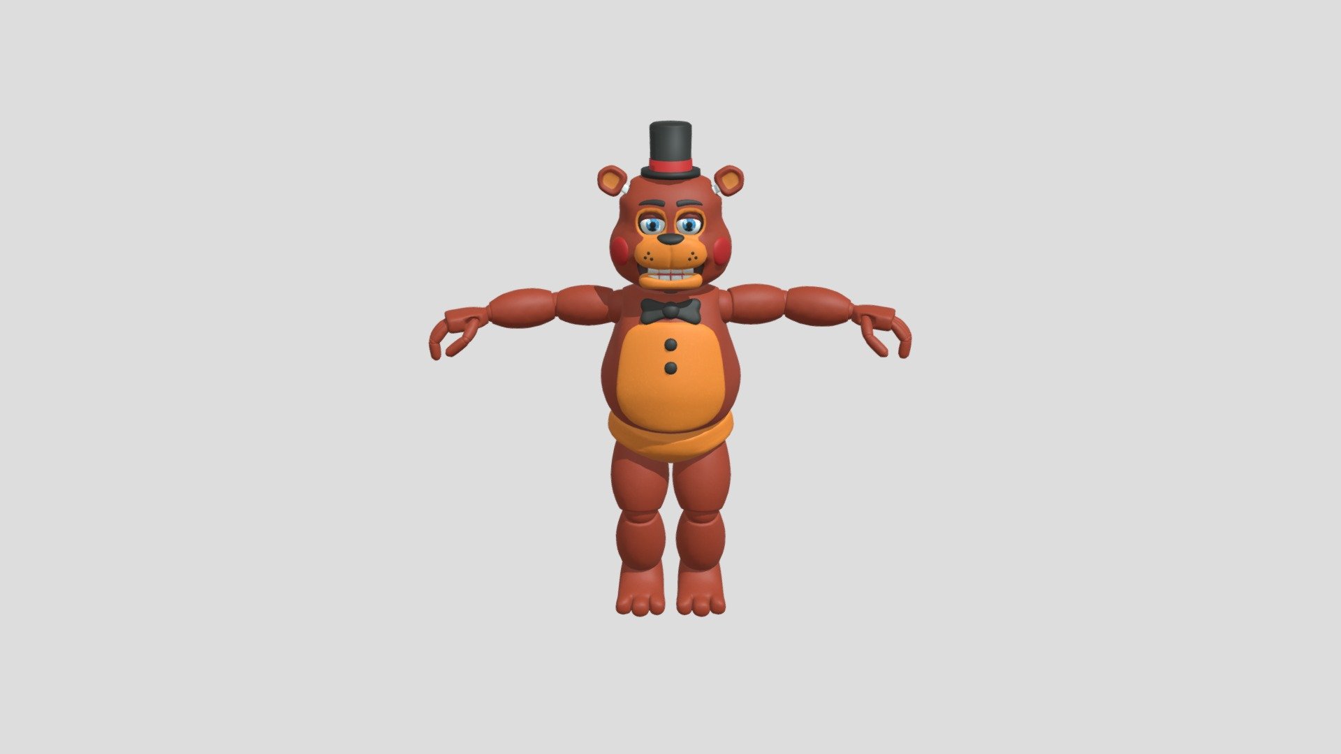 Toy Freddy - Download Free 3D model by apolston1007 [de6e594] - Sketchfab