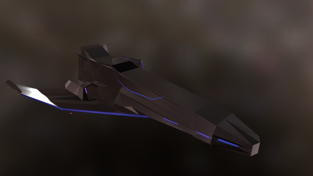 Spaceship (render in desc.) - Download Free 3D model by Ed C (@edc ...