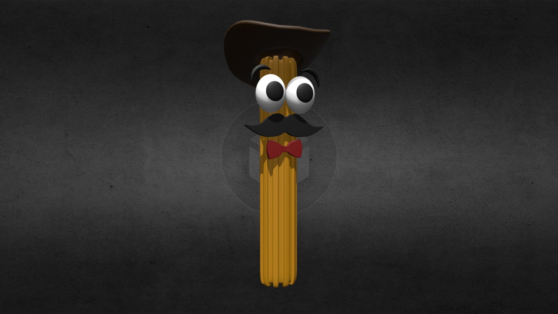 Mexican Churro - Download Free 3D model by Moni Santos 3D ...
