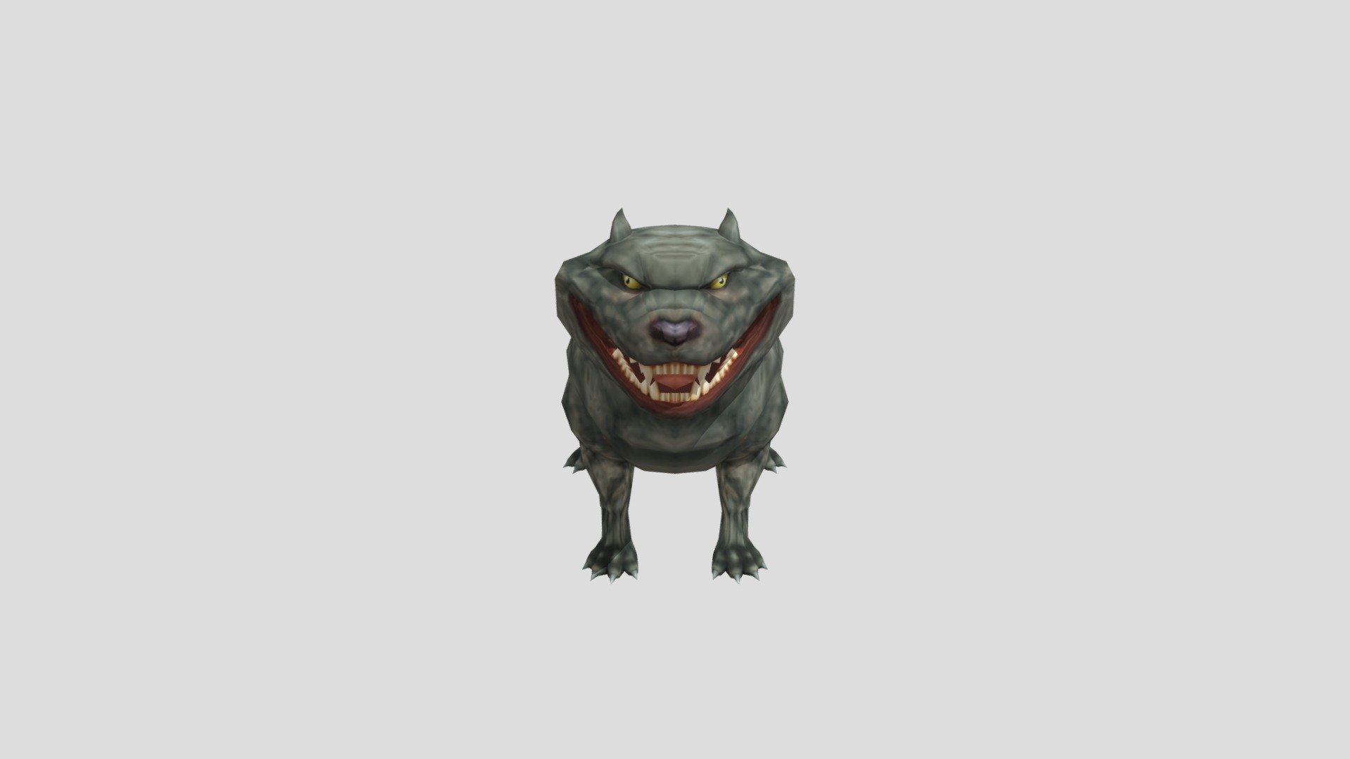 Gamma Dog Green (Unused Variation) - Hulk 2003 - Download Free 3D model ...