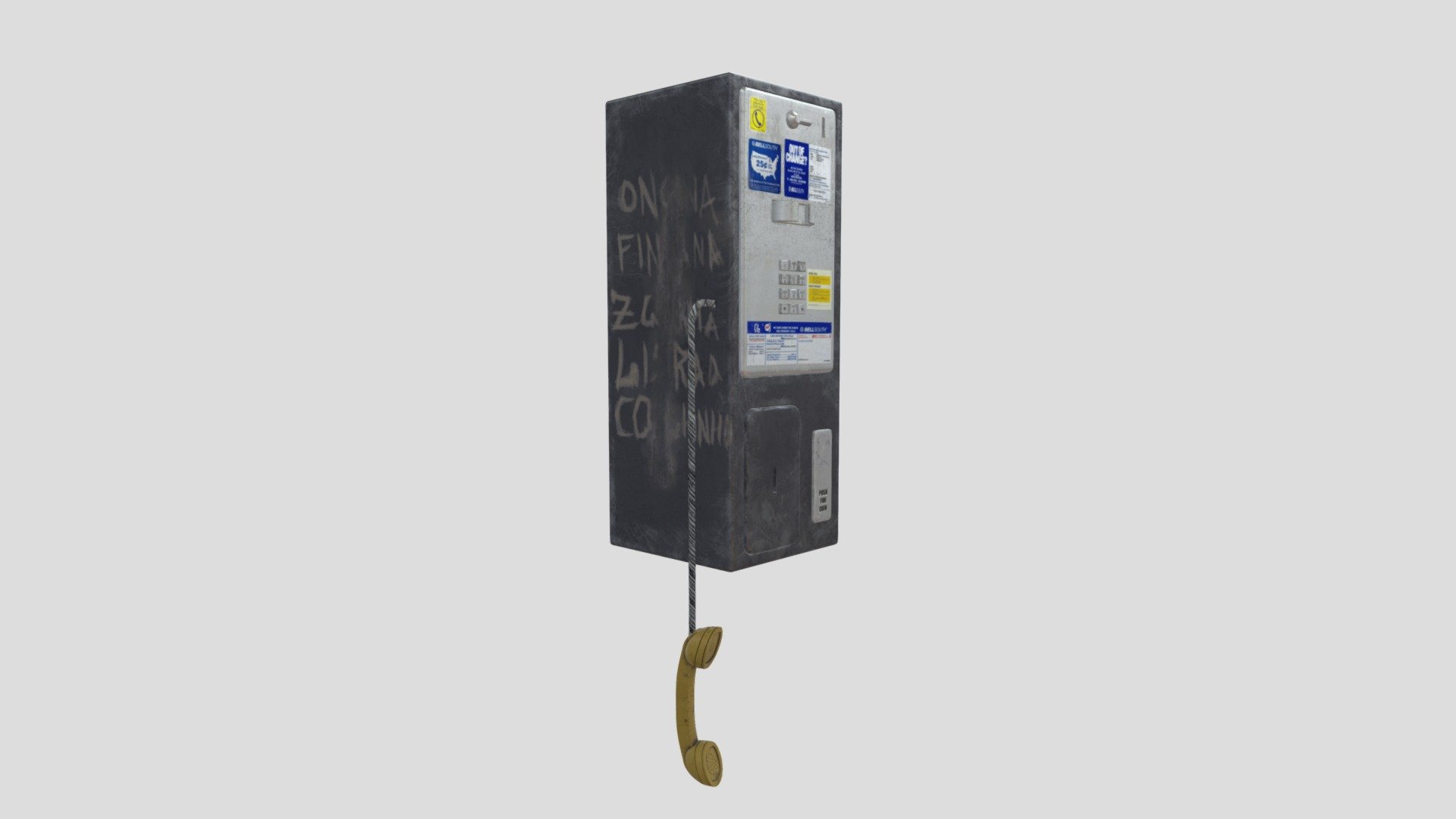 Payphone - 3D model by mirage (@meroj) [de70ec3] - Sketchfab