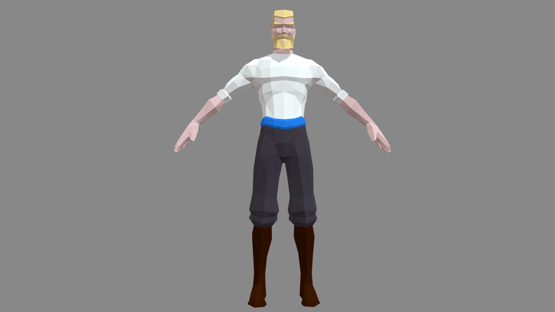 Low Poly Man - 3D model by la_chaise [de713bc] - Sketchfab