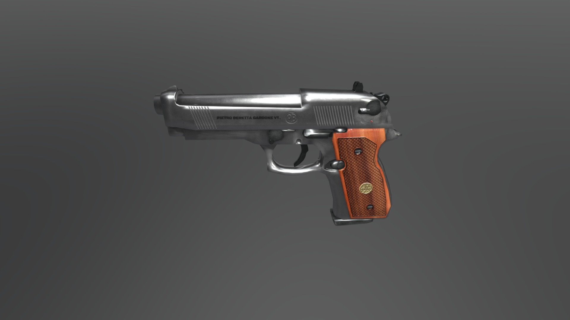 Beretta 92FS - 3D model by Evgeniya (@agnessochka) [de72392] - Sketchfab