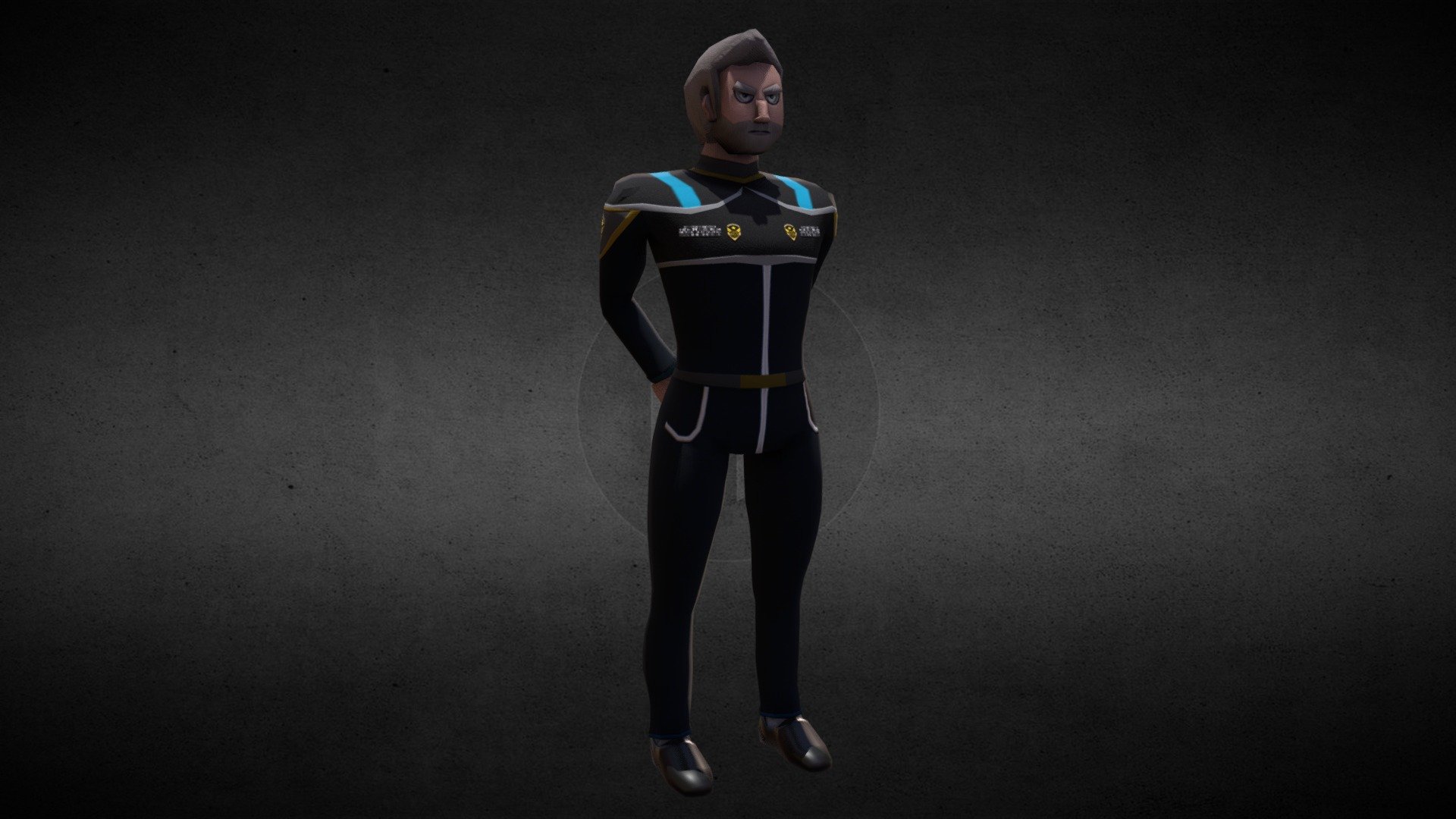 The Captain - NPC (Game: Gray Mind) - 3D model by vieira_bra [de739e6 ...