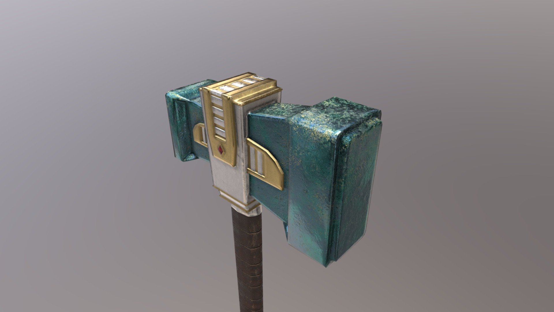 Hammer Adamantite - Buy Royalty Free 3D model by Arigasoft [de753a4] - Sketchfab Store