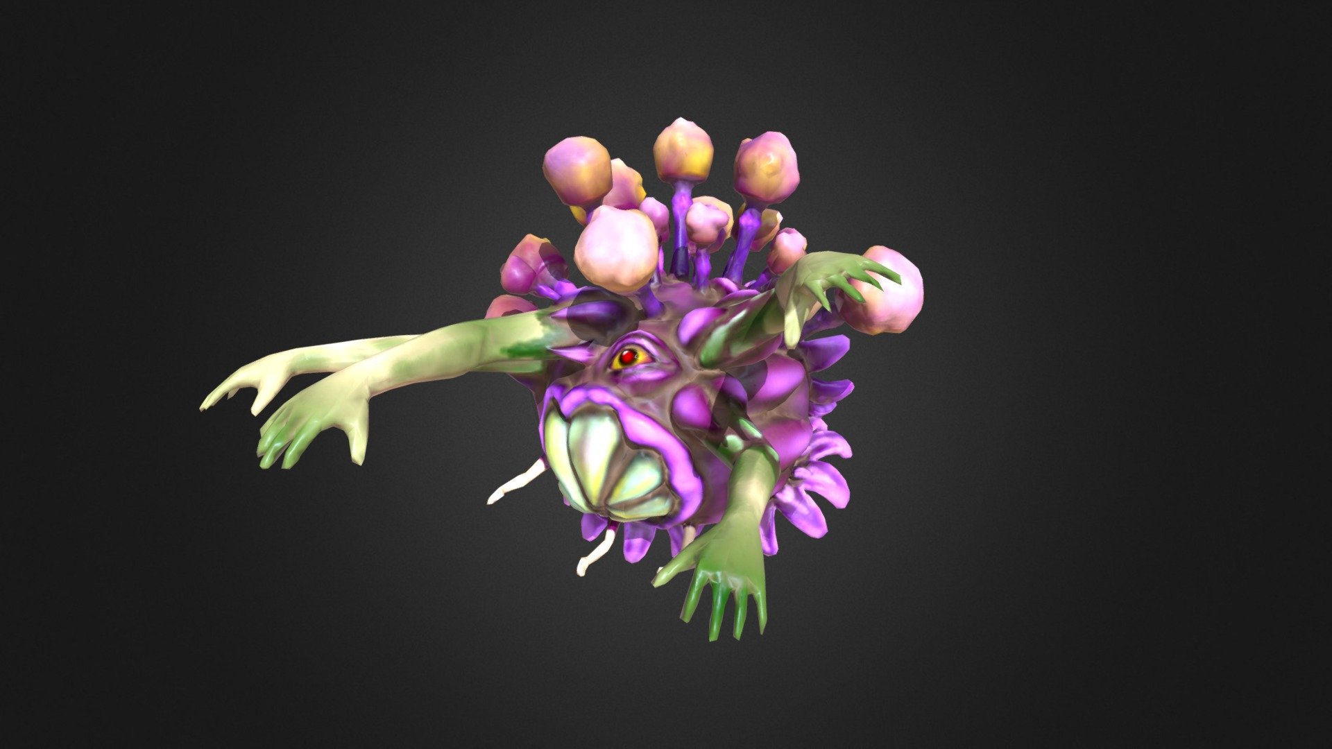 Spore Monster - 3D model by Manoel [de75415] - Sketchfab