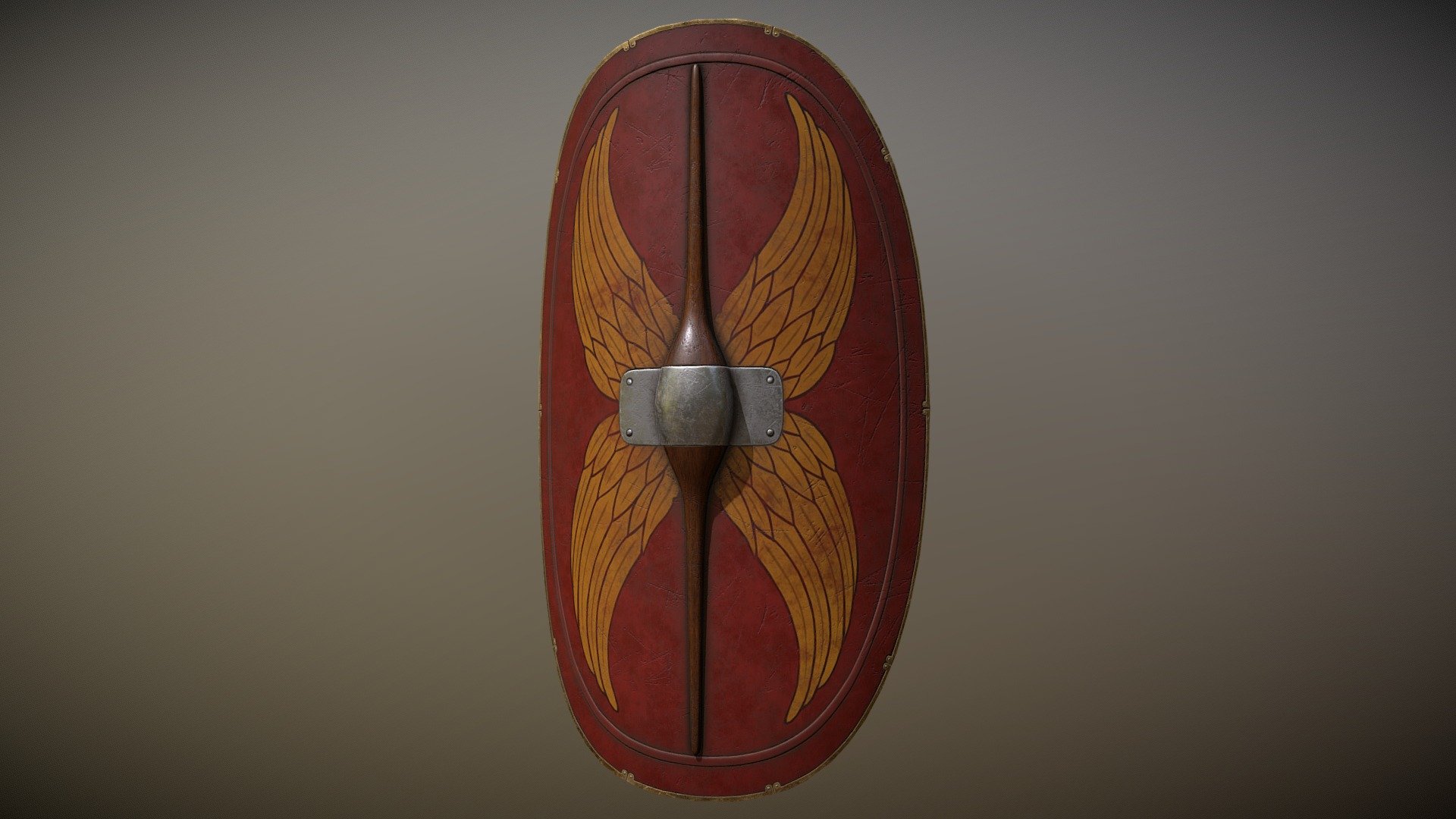 Roman Republican Scutum - 3D model by Garrettich [de7a6b4] - Sketchfab