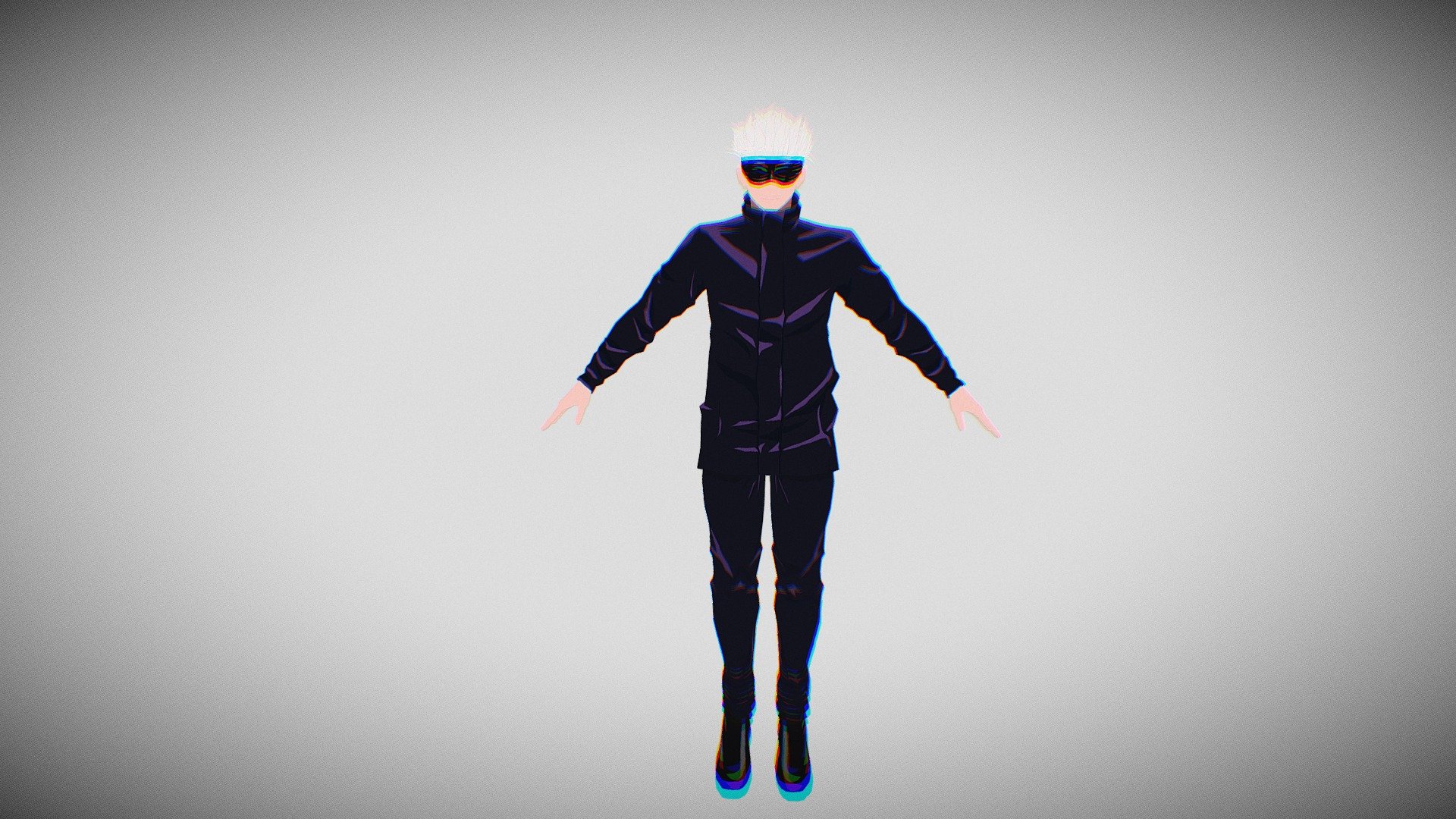 Gojo Satoru - 3D model by baguswize [de7accf] - Sketchfab