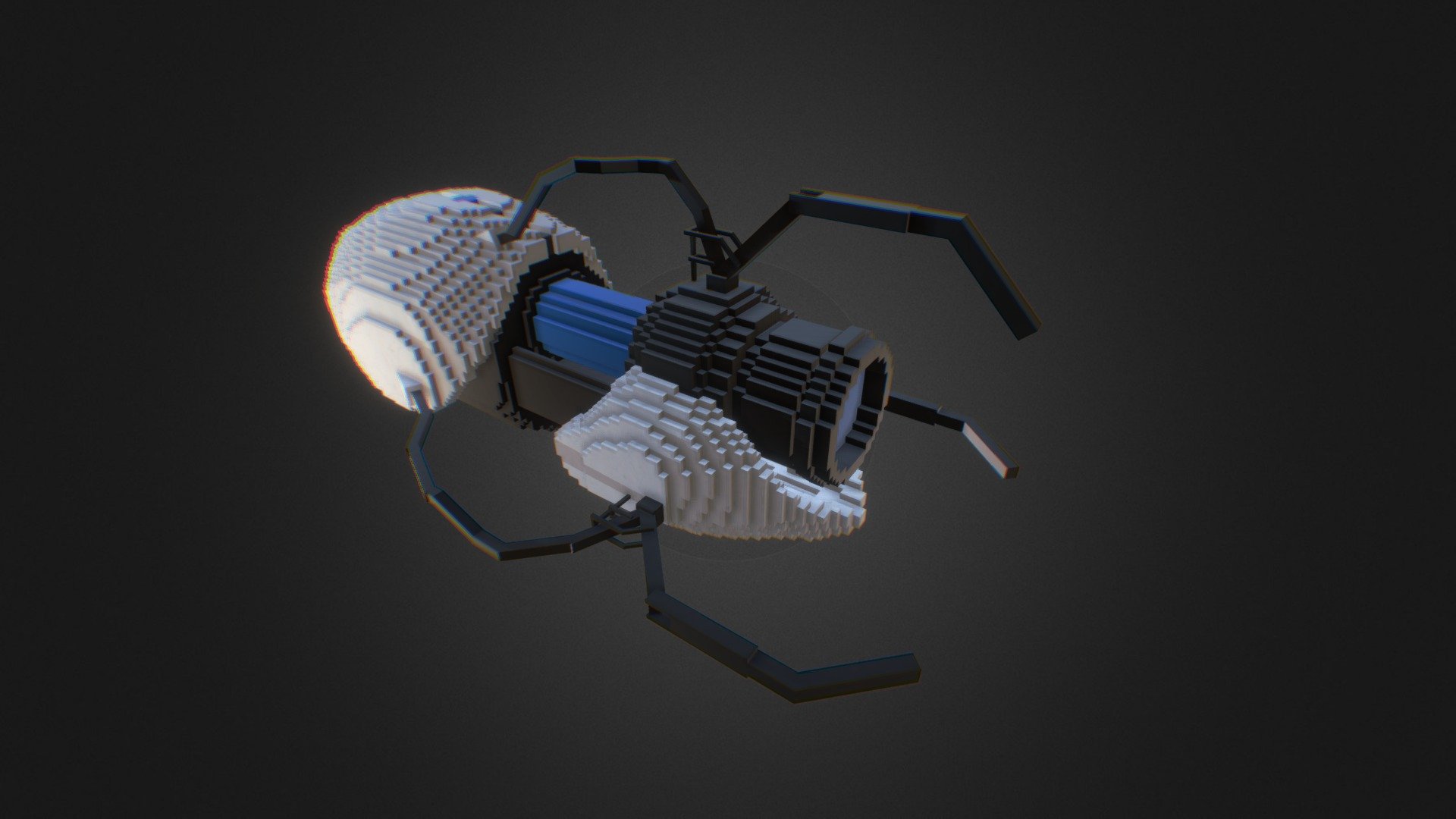 Portal Gun (Created by Ersatz) - 3D model by Astrium (@AstriumMC ...