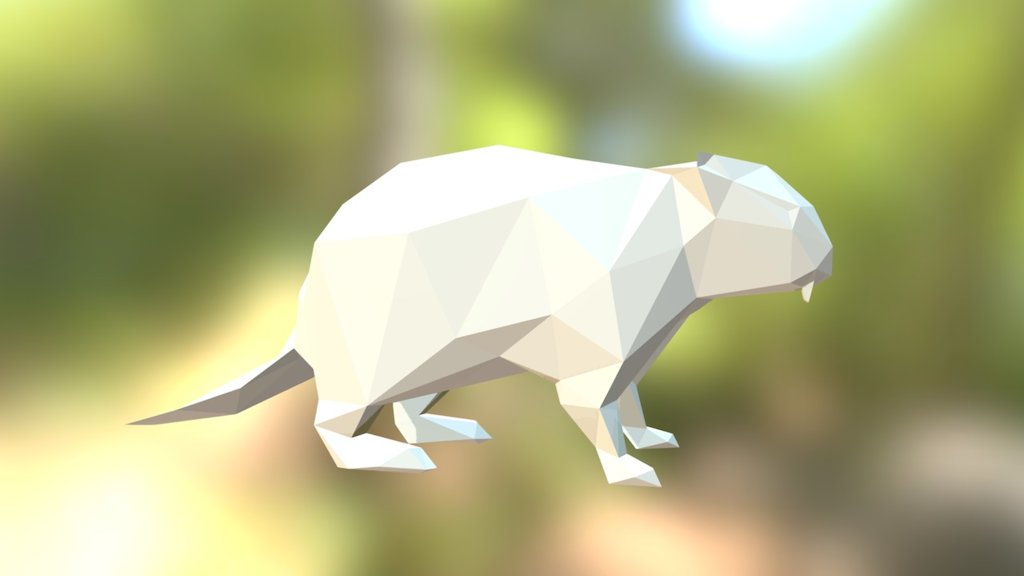 Beaver - 3D model by Peolla [de7c74d] - Sketchfab