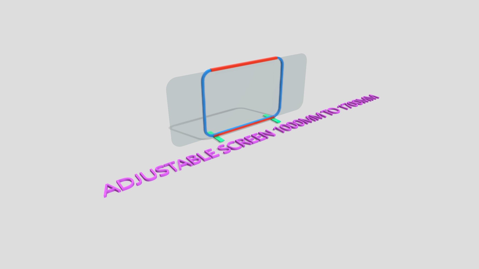 Adjustable Social Distancing Screens OPTION 1 - 3D model by 3D-VIEW ...