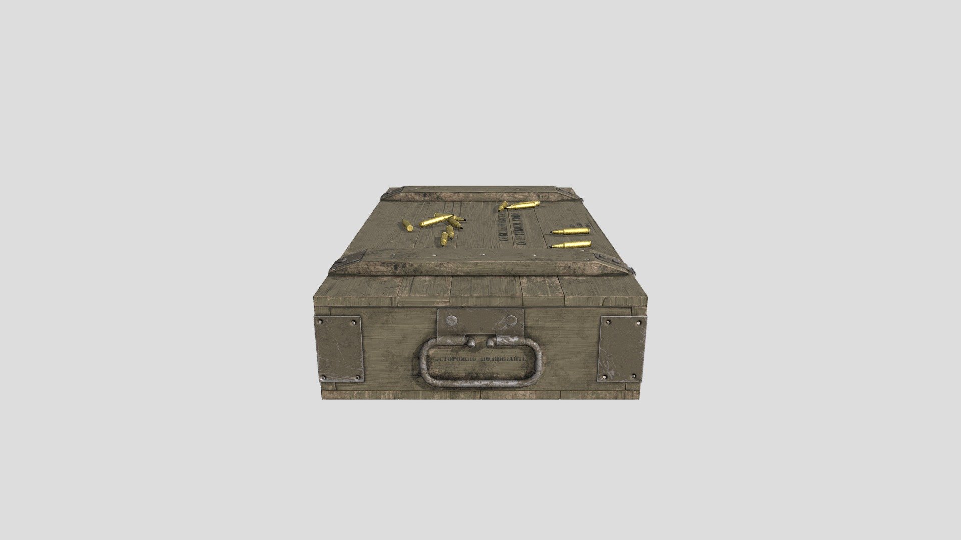 Ammo crate - 3D model by Oak Klein (@OakKlein) [de7d614] - Sketchfab
