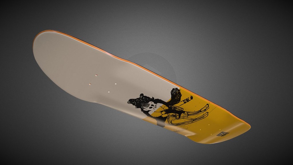 Monkey Deck - 3D model by alaskateboards [de7d64a] - Sketchfab