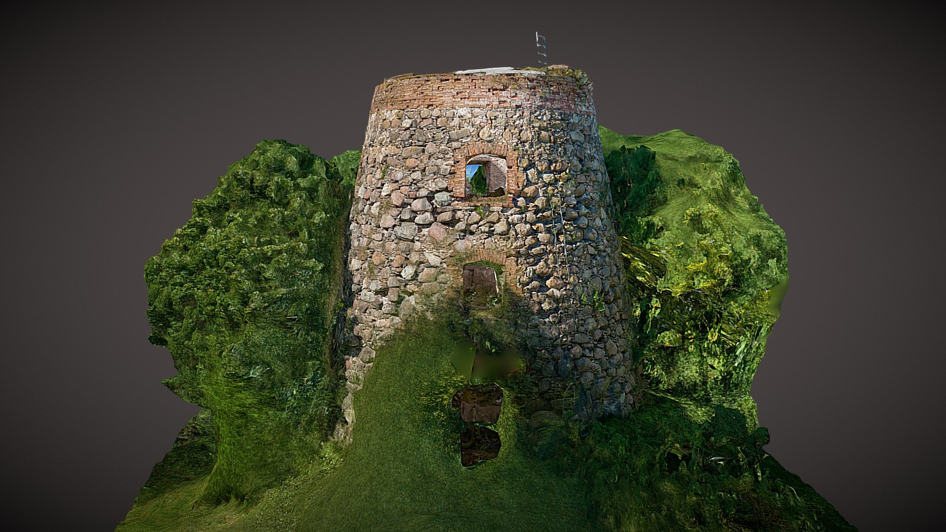 Zantes windmill - 3D model by Saulius.Zaura [de7dc37] - Sketchfab