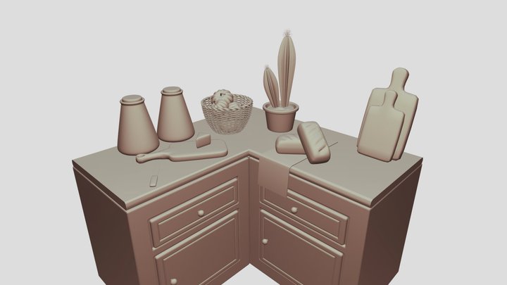 Countertop 3D models - Sketchfab