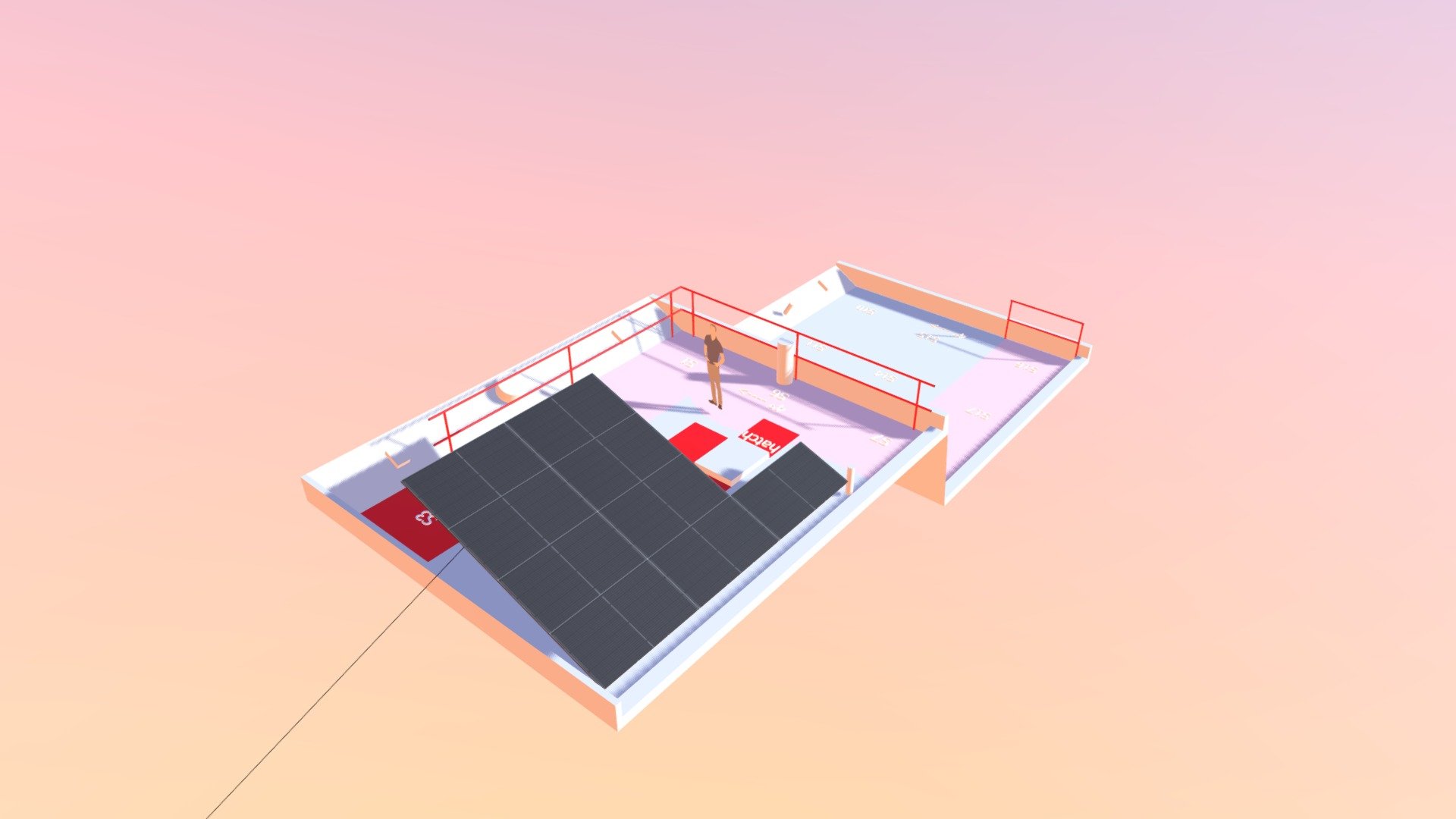 15-55 215th Street 9 Mod Qcell Tilt - 3D model by brooklynsolarworks ...
