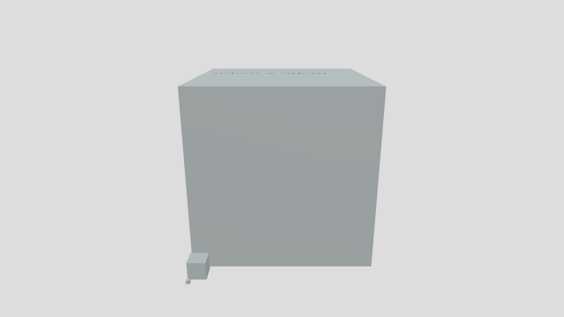 50cm x 50cm test object - Download Free 3D model by Piter ...