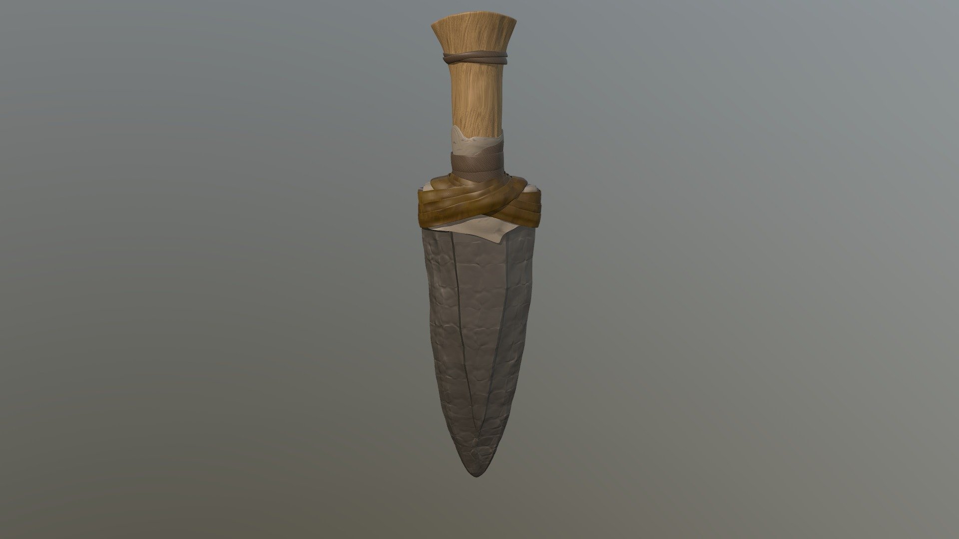 STONE KNIFE - 3D model by BertArt [de8254c] - Sketchfab
