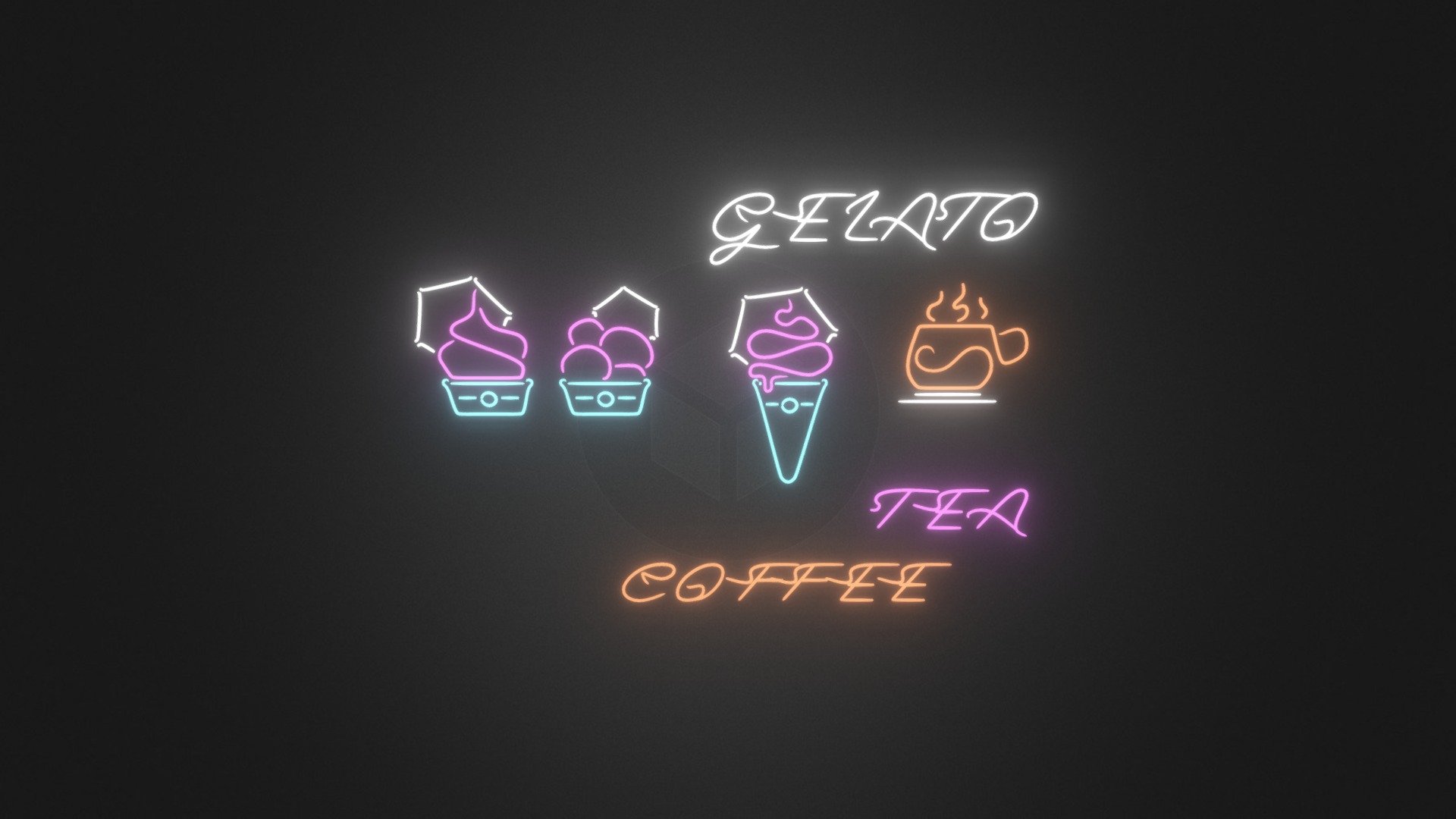 neon - Download Free 3D model by Frubin (@Fruubin) [de828fd] - Sketchfab