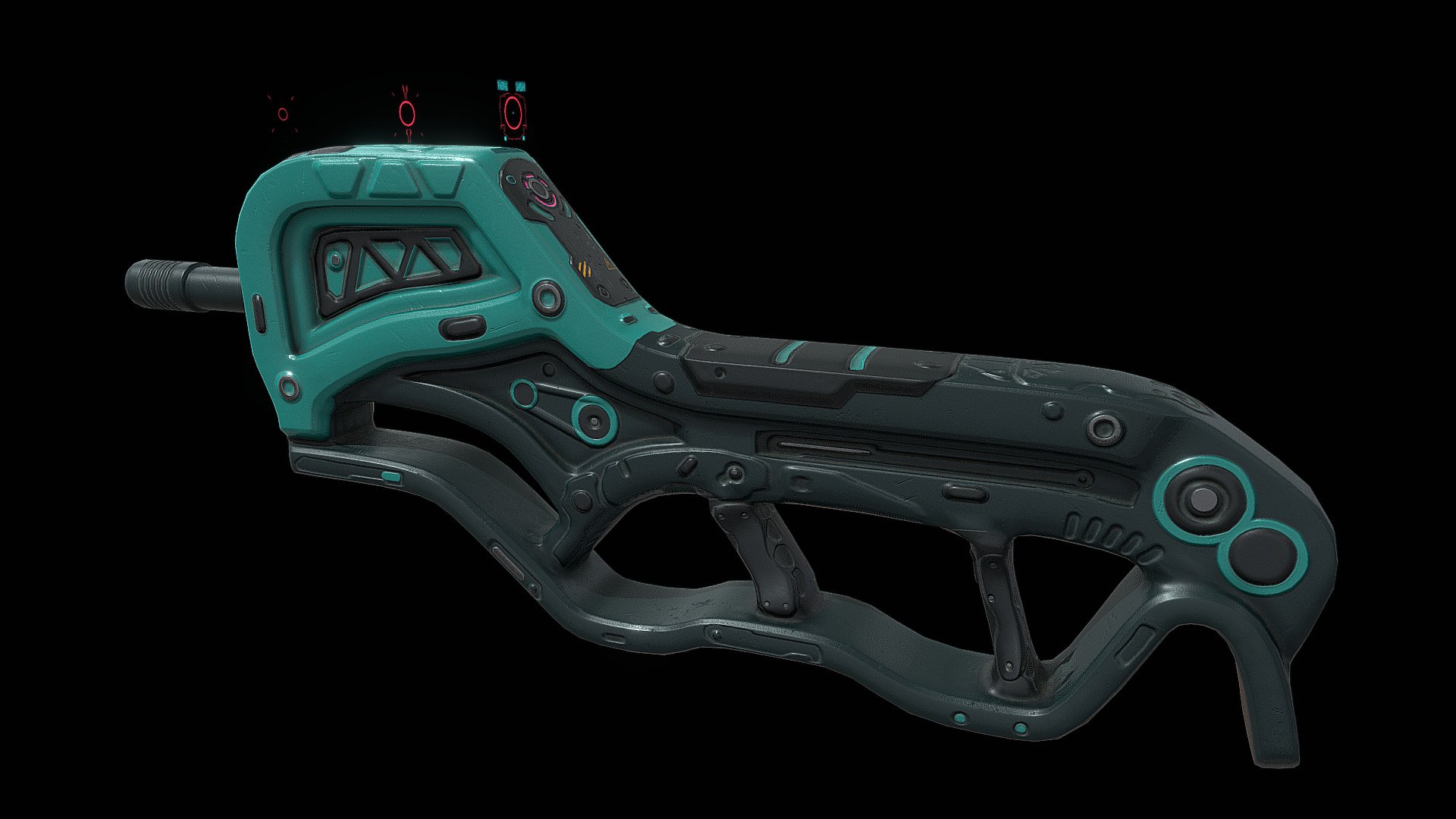 Futuristic Storm rifle weapon asset - 3D model by Alexandr33D (@vympel ...