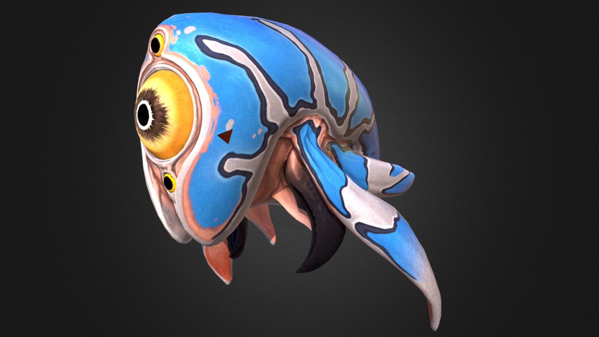 Blue Trivalve - Download Free 3D model by gavinpgamer1 [de83d24 ...