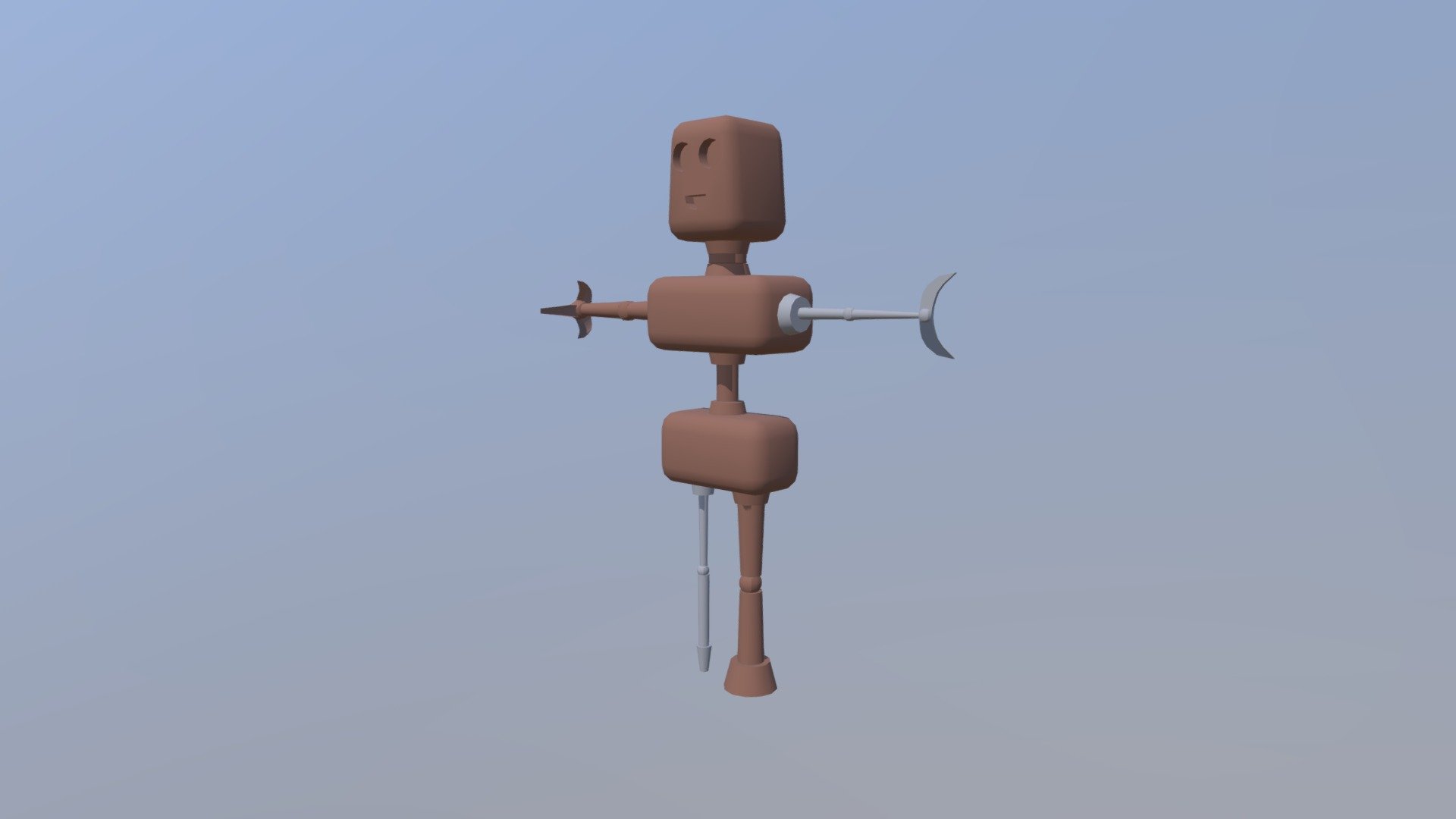 Automaton Wooden Robot - 3D model by Dav1959 [de843f4] - Sketchfab
