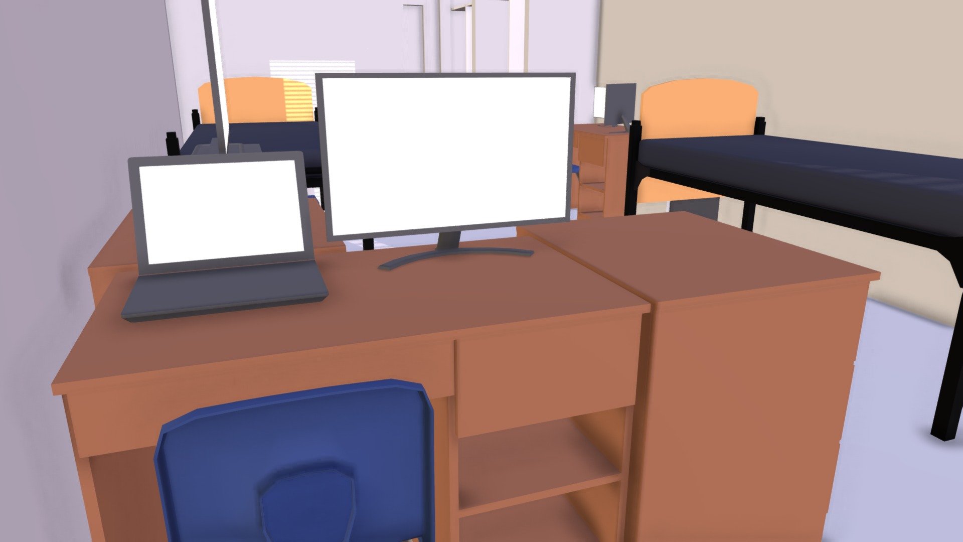 ACU Smith-Adams Dorm Room [WIP] - 3D model by Matthew Middlebrook ...