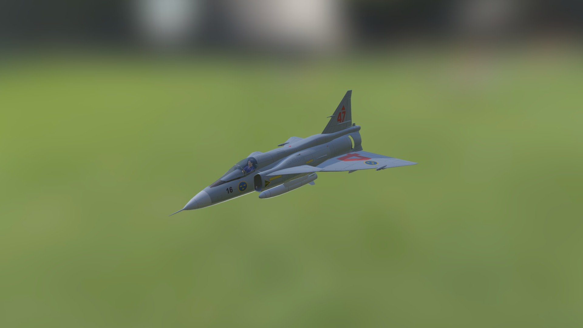 Ja37 - Download Free 3D model by manilov.ap [de85a25] - Sketchfab
