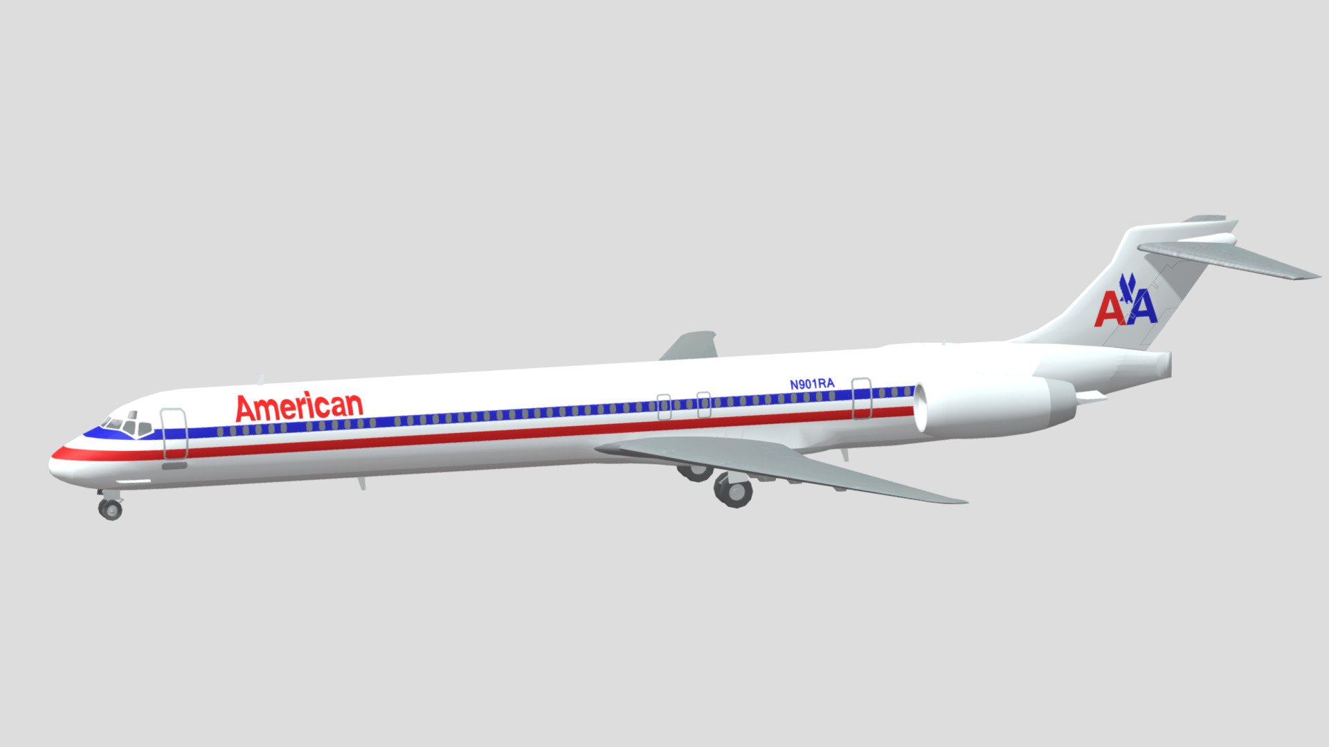 mcdonnell douglas md-90 - Download Free 3D model by 1883 [de86df8 ...