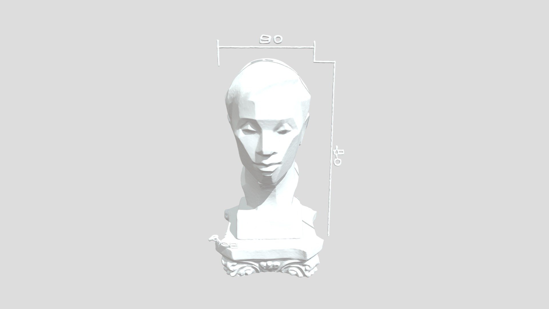 Geometric Head Bust - 3D model by Do.Tuan.Anh [de87939] - Sketchfab