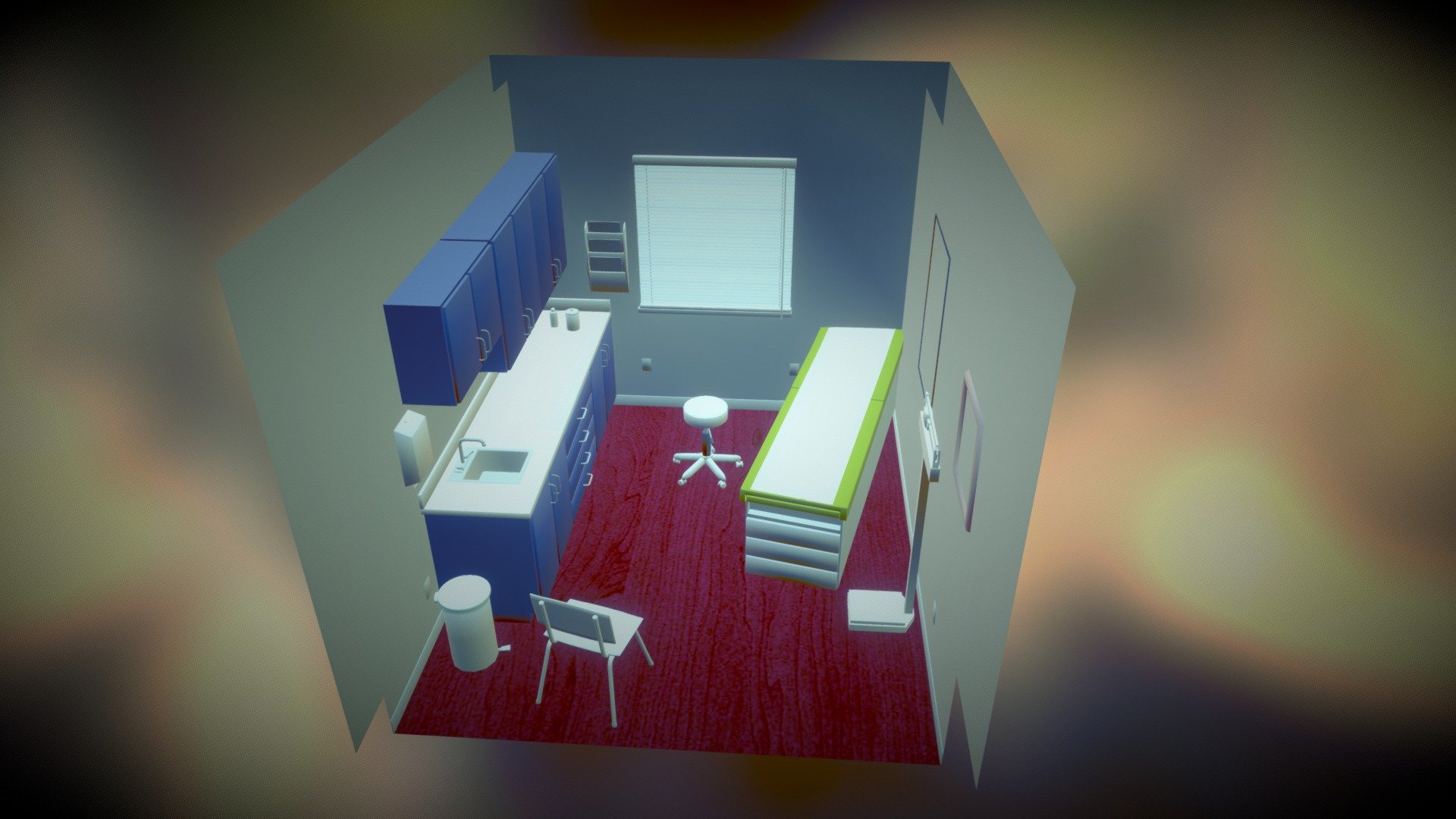 Exam Room - color ideas - 3D model by cre8anim8 [de882b0] - Sketchfab
