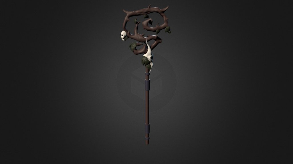 Fantasy Staff - 3D model by Tony.Nguyen [de88576] - Sketchfab