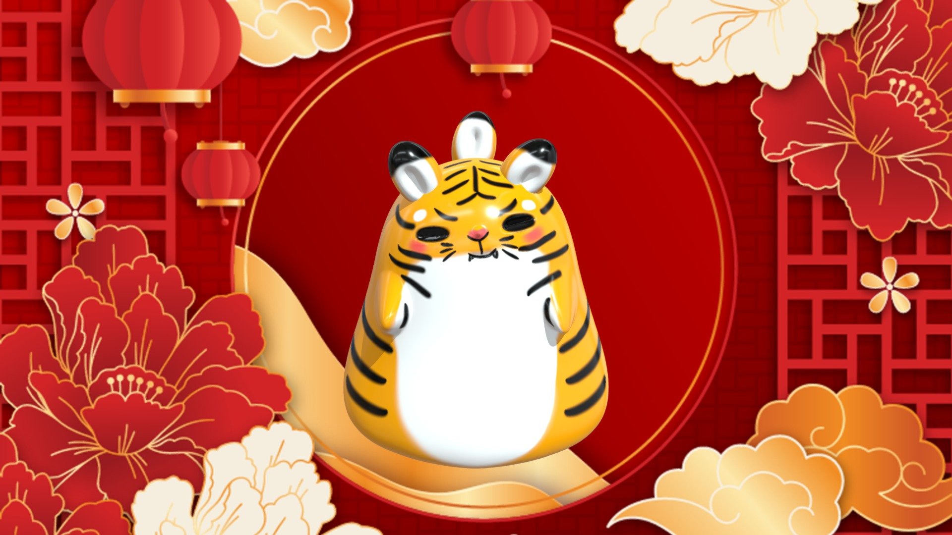 Nini Monster Tiger Style 泥泥怪 老虎樣式 - 3D model by 方舟智慧 ARK (@sbircitd ...