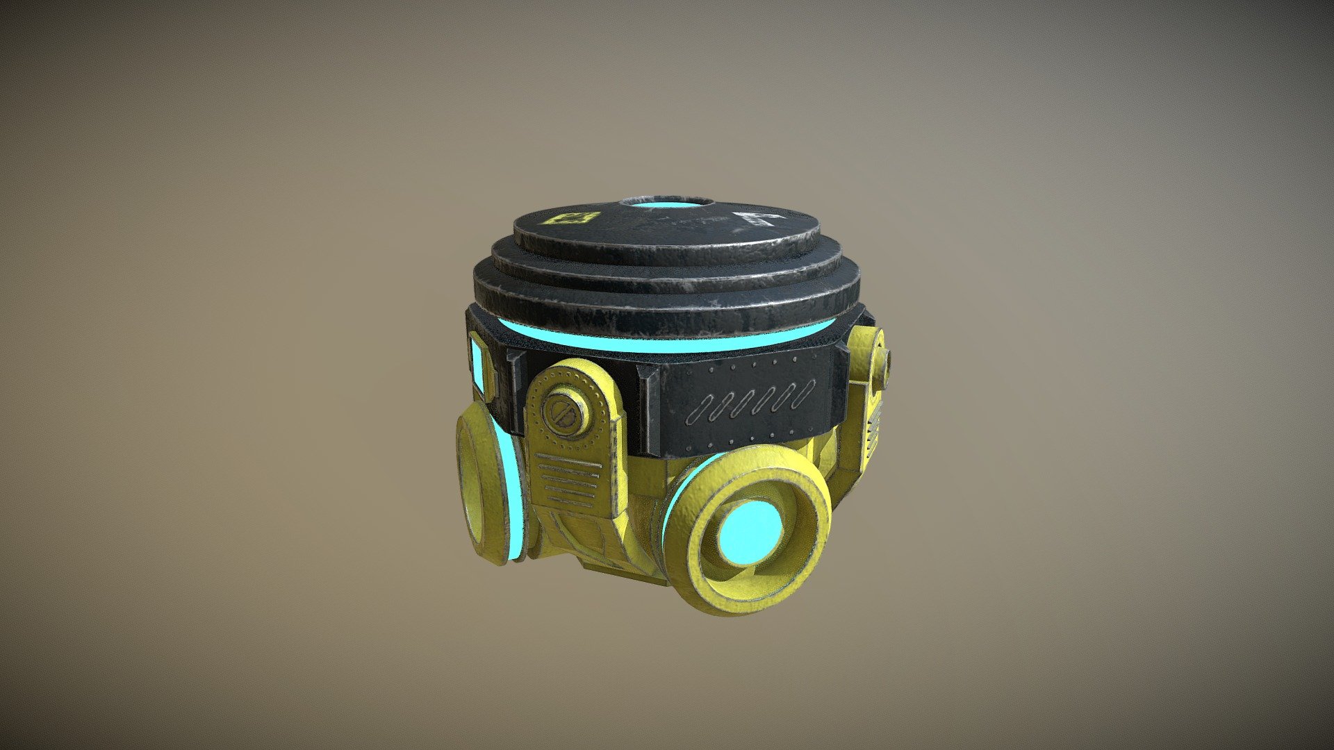 Gravity Generator lowpoly clean - 3D model by art4art [de8c919] - Sketchfab