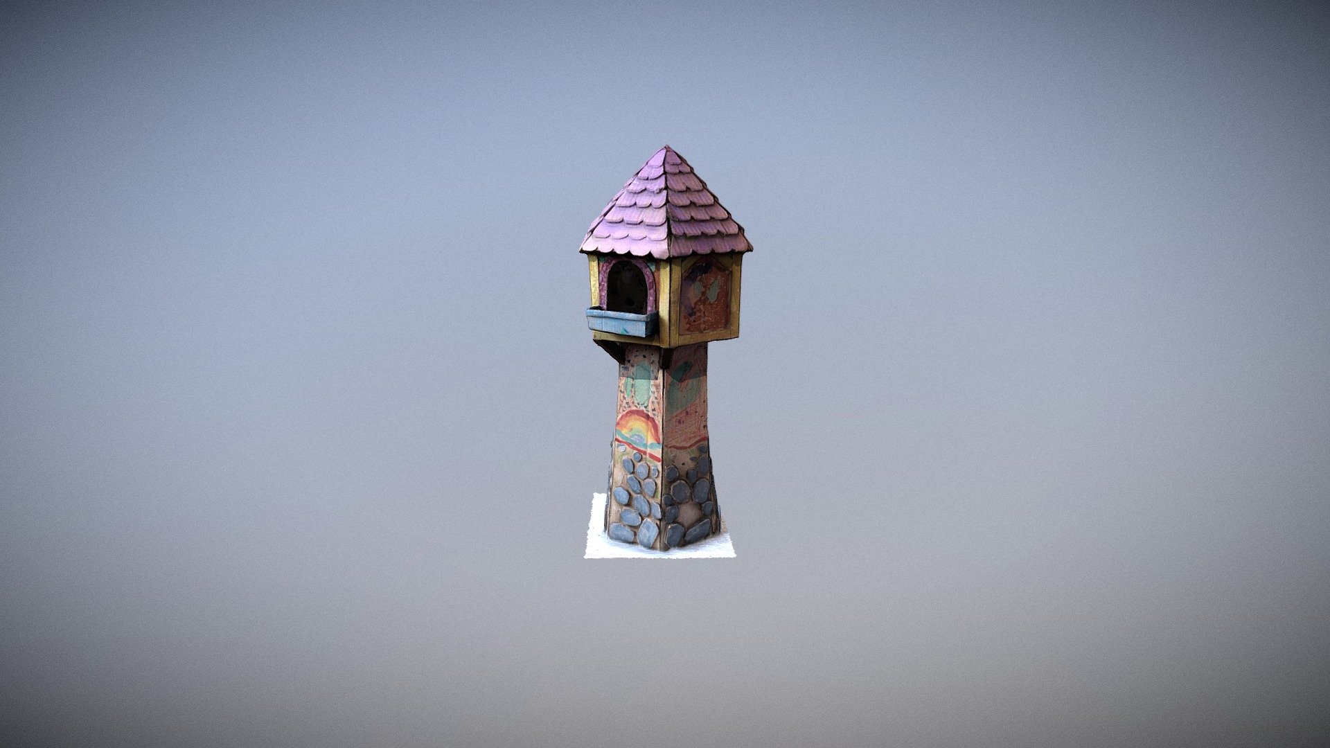Cardboard Tower - 3D model by Evgen Davidyuk (@davidyuk.evgen) [de8ce3a ...