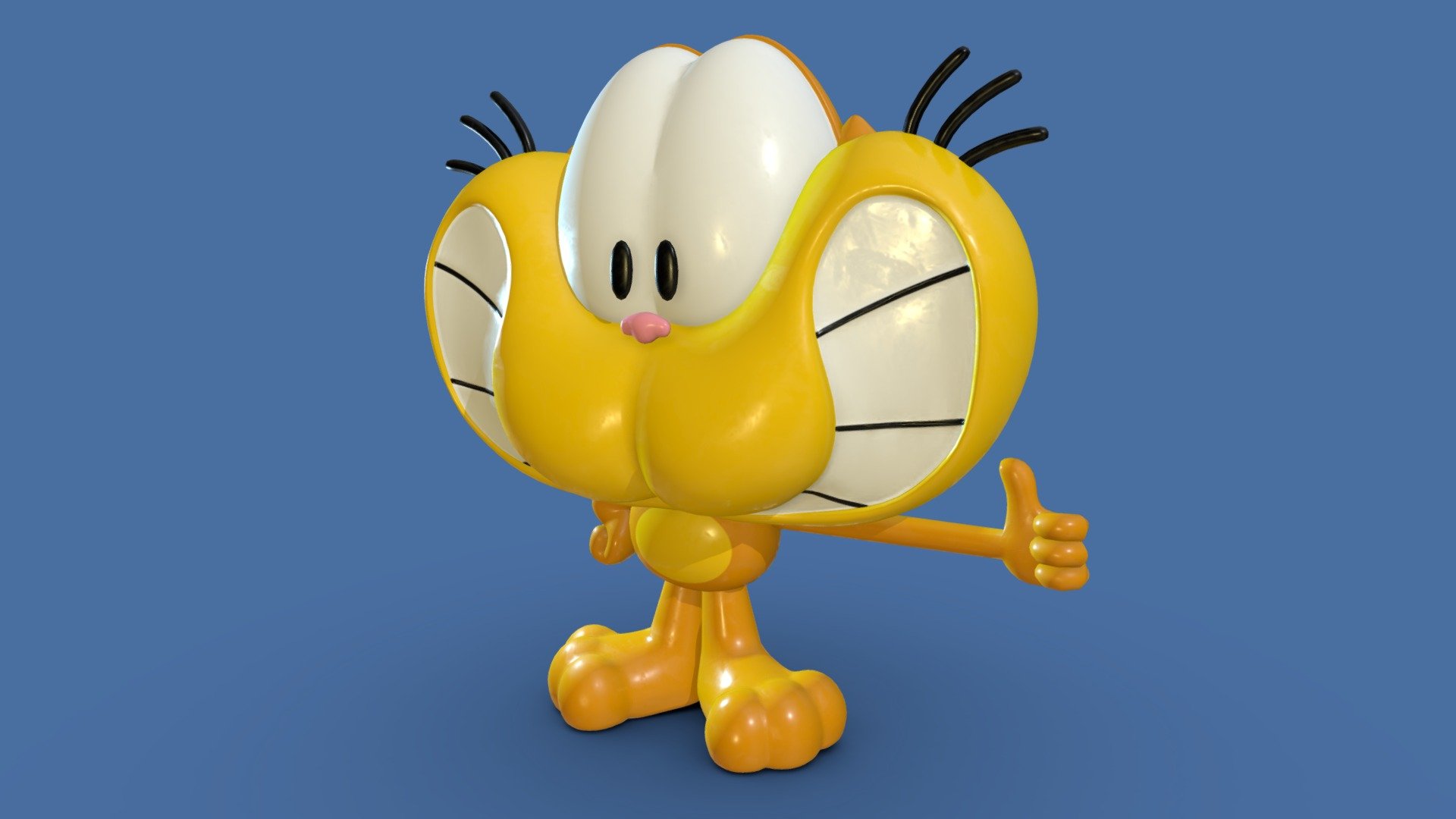 Estatua de Gaturro (antes de ser vandalizado) - 3D model by aletressde ...