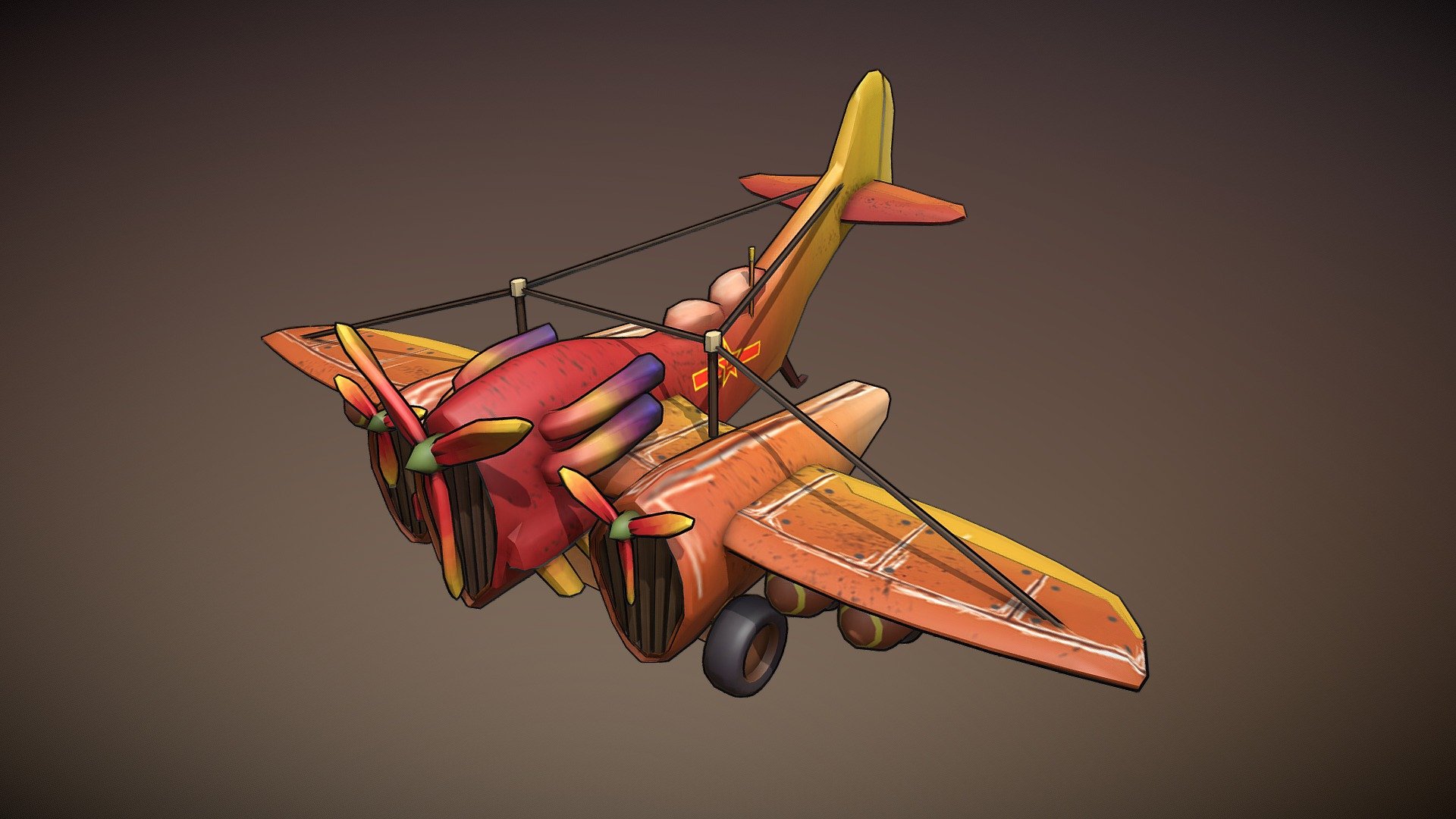Flying circus_DAE_Airplane - 3D model by Jianlin Wu (@JianlinWu ...