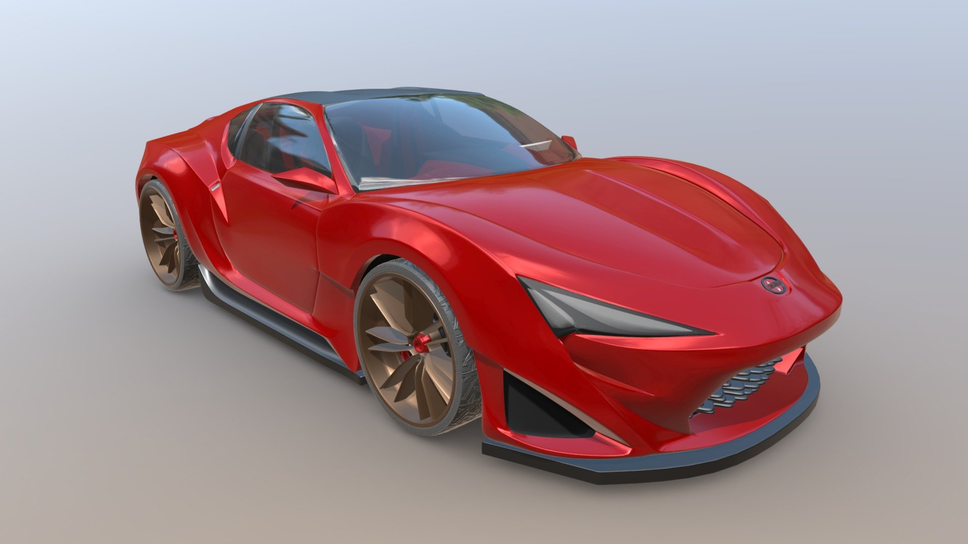 SCION FR-S Concept (2012) - 3D model by boydxdxd [de915c1] - Sketchfab