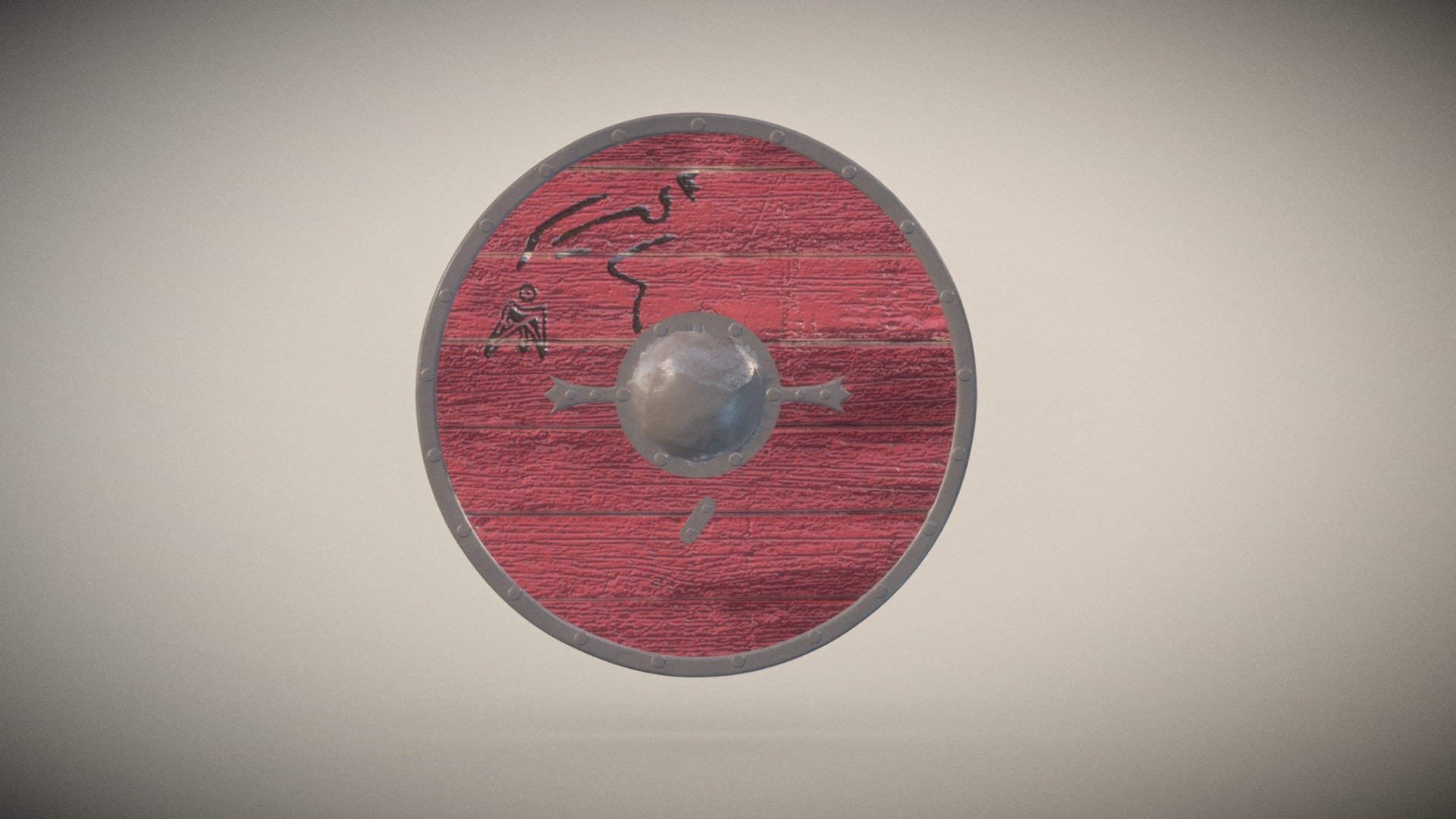 Ragnar's Shield from Vikings - 3D model by agene1 [de91ada] - Sketchfab