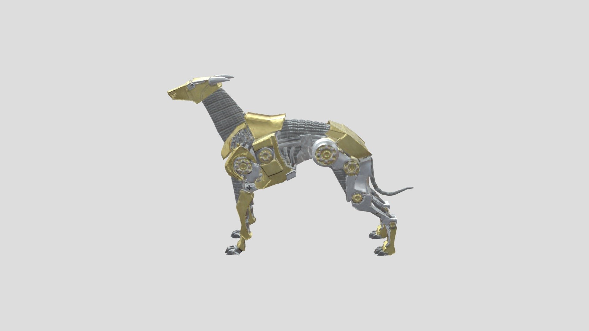 Robodog "Gold" - Absolut Vodka - 3D model by Kesmilari [de9619c ...