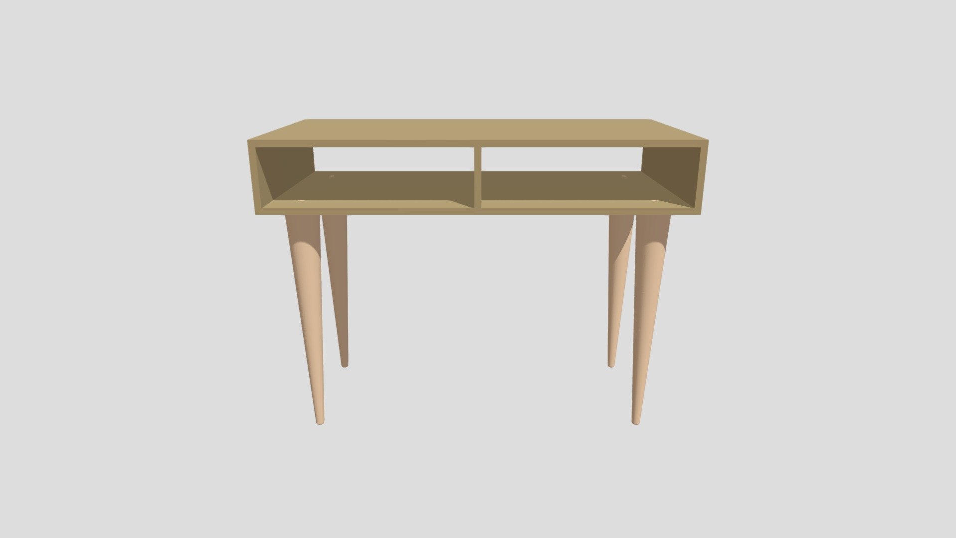 Completed Table - High Legs - 3D model by mvecchitto [de9670e] - Sketchfab