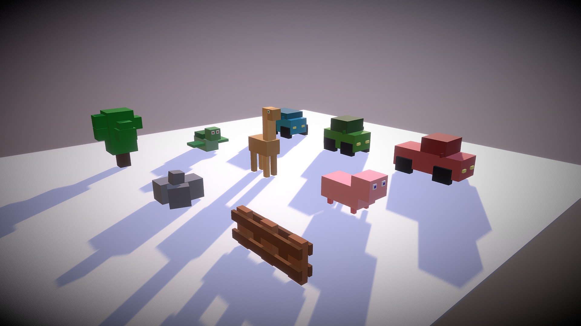 Geometric Shapes - Game Art - 3D model by BenLong [de969aa] - Sketchfab