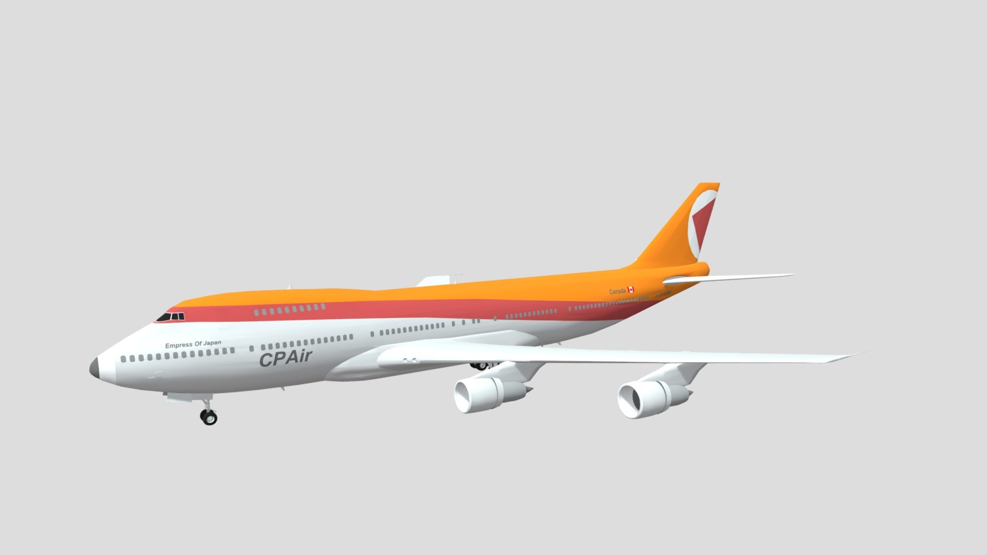 boeing 747-100b CP Air - Download Free 3D model by zairiqzairiq ...